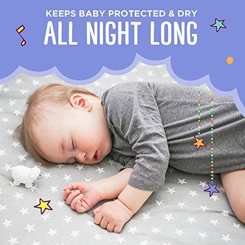 Seventh Generation Baby Overnight Diapers, Free & Clear, Stage 4, 22-32lbs, 24 count (Packaging May Vary)