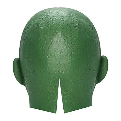 Green Fish Mask, Funny Animal Mask, Latex Fish Head Costume For Adults Halloween Animal Fish Head Mask