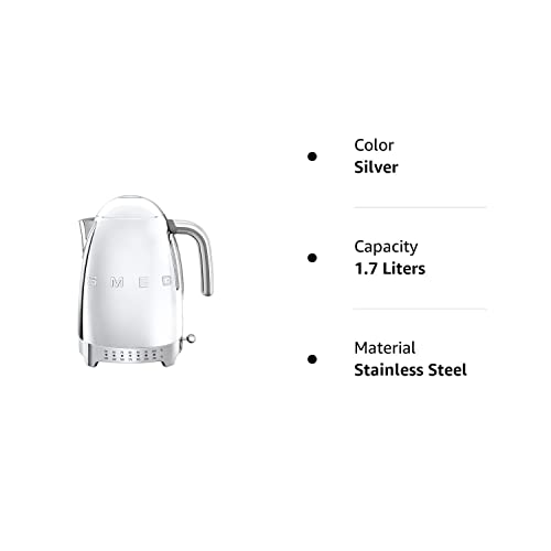 Smeg Variable Electric Kettle KFL04 SSUS, Polished Stainless Steel