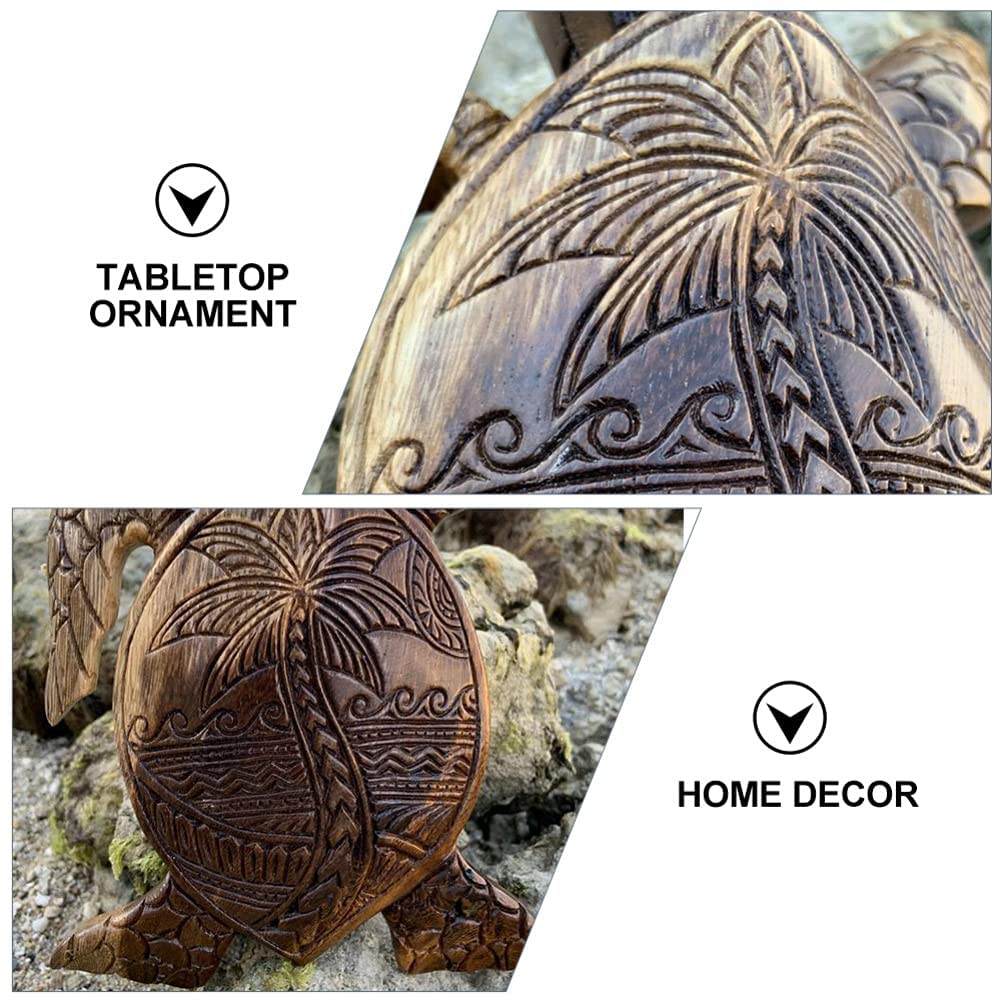Resin Turtle Figurines Tabletop Animal Decorations Sea Turtle Statues Toys for Fairy Garden Supplies Desktop Centerpieces