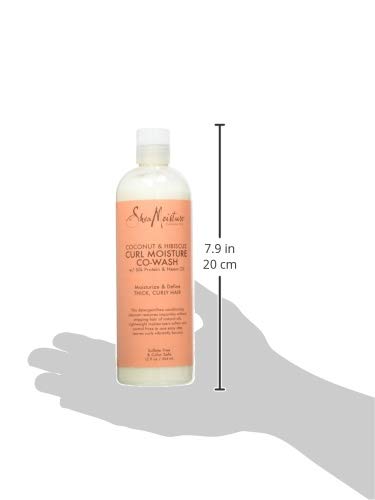 Shea Moisture Coconut & Hibiscus Co-Wash Conditioning Cleanser, 12 Ounce