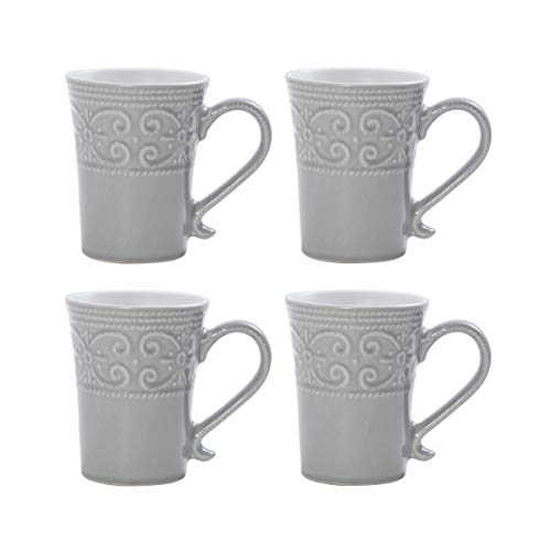 Pfaltzgraff Abby 16-Piece Dinnerware Set, gray
