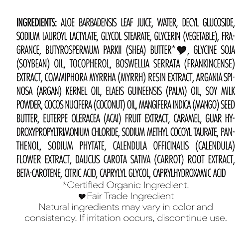 Nubian Heritage Body Wash Raw Shea Butter for Dry Skin Paraben Free Body Wash, 13 oz