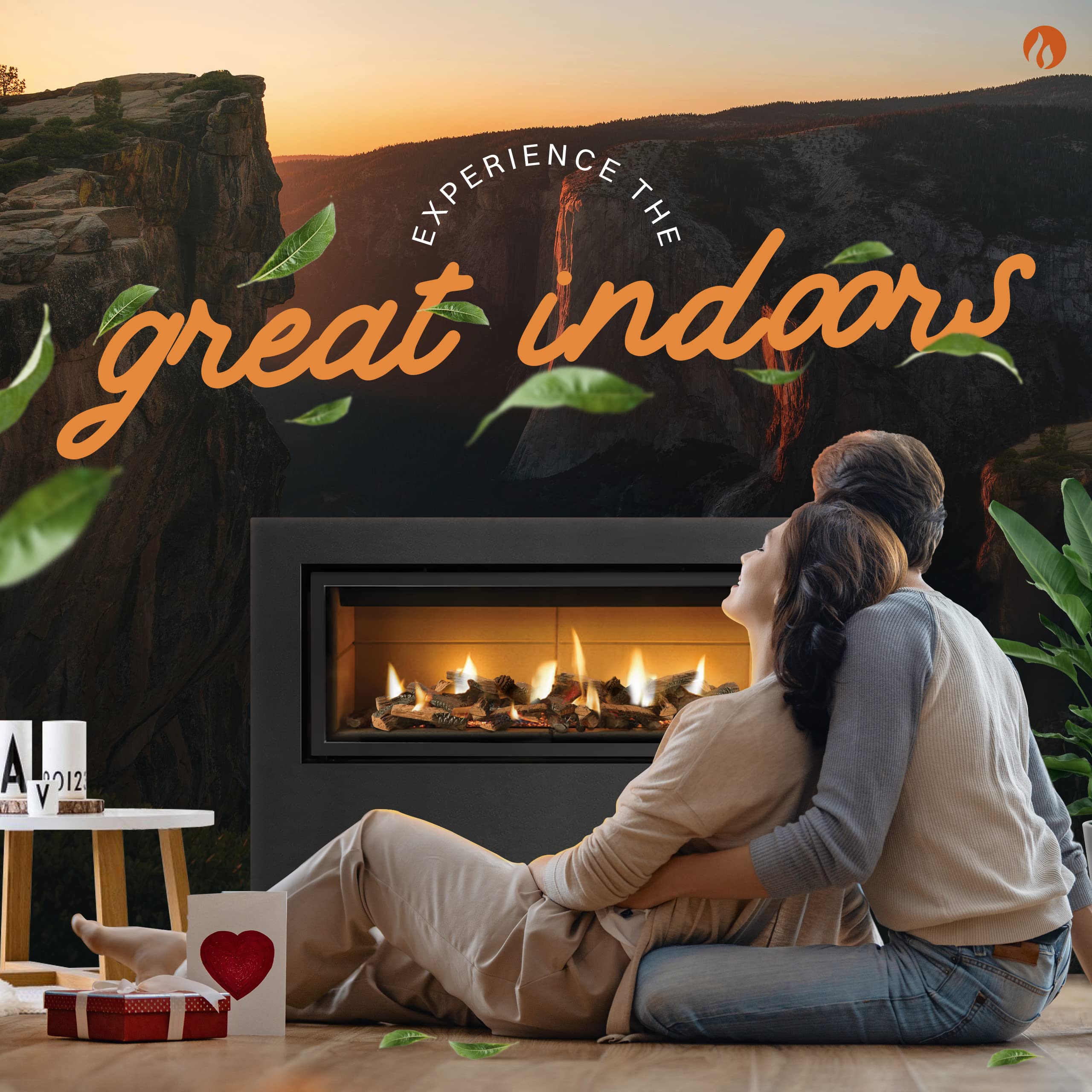 Gas Fireplace Logs | Faux Fireplace Logs for Gas Fireplace. Ventless Gas Logs for Fireplace Natural Gas. Fireplace Logs for Fireplace Indoor. Ceramic Fake Logs