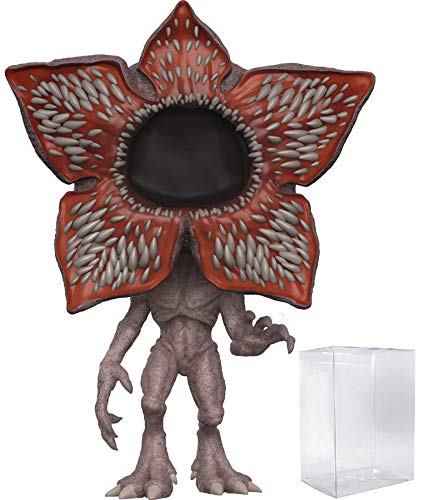 POP Stranger Things - Demogorgon (Open Mouth Version) Funko Pop Vinyl Figure (Bundled with Compatible Pop Box Protector Case), Multicolored, 3.75 inches
