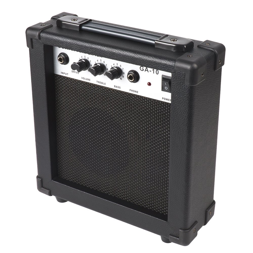 Luvay 10 Watt Electric Guitar Amplifier, with Back Support - Stand