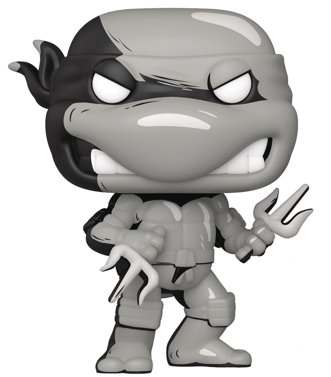 POP Teenage Mutant Ninja Turtles - Raphael (PX Previews Exclusive) Black & White Chase Funko Vinyl Figure (Bundled with Compatible Box Protector Case)