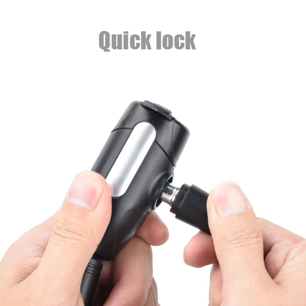 AZPINGPAN 120/150/180 Bicycle Lock丨portable Copper Lock Core Chain Lock/Steel Cable Lock for Outdoor Riding丨self-Wound Alloy Lock Mountain Bike and Motorcycle Fixed Accessories