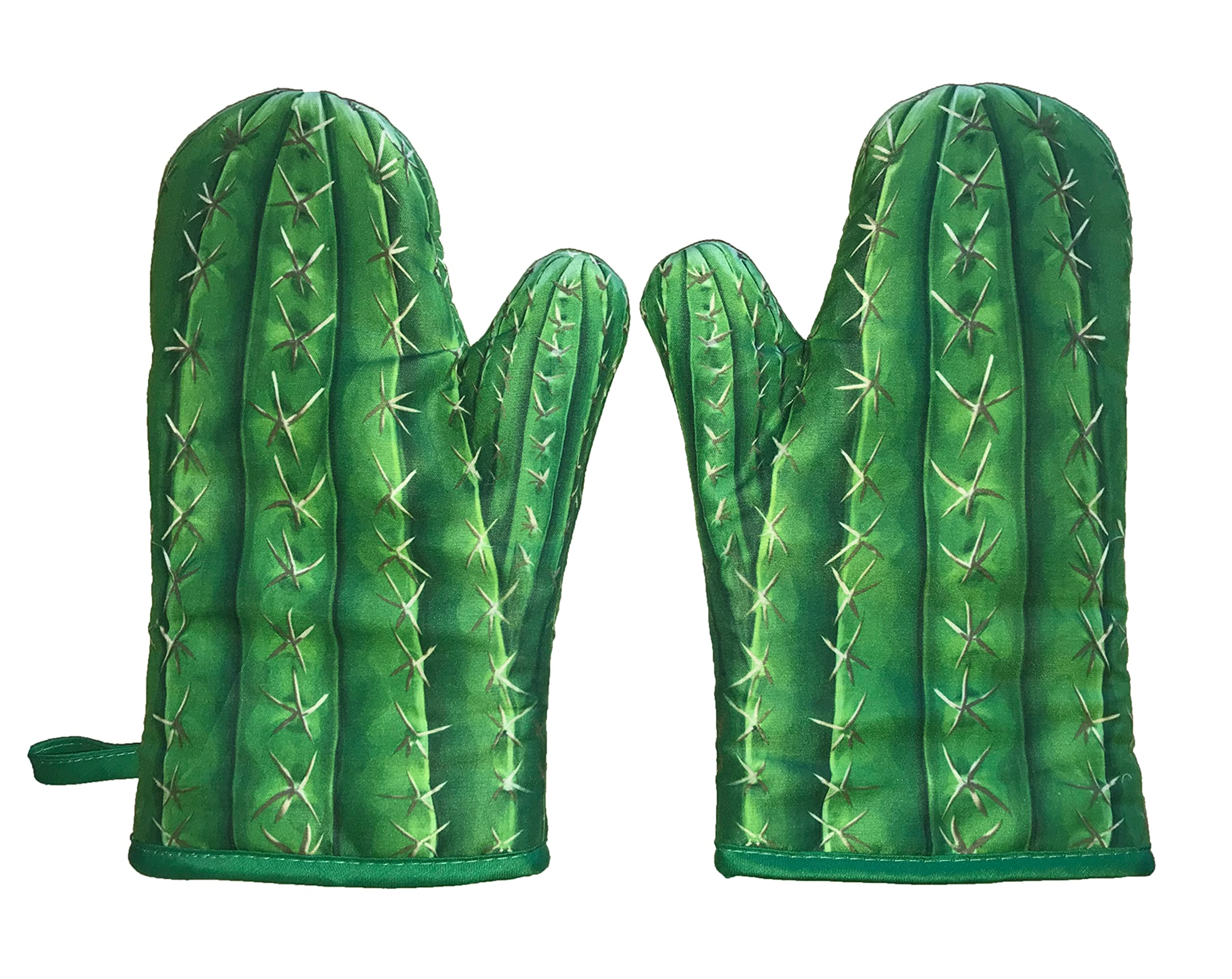 ChienAndalucia Cactus Green Oven Gloves (Pair of Mitts)