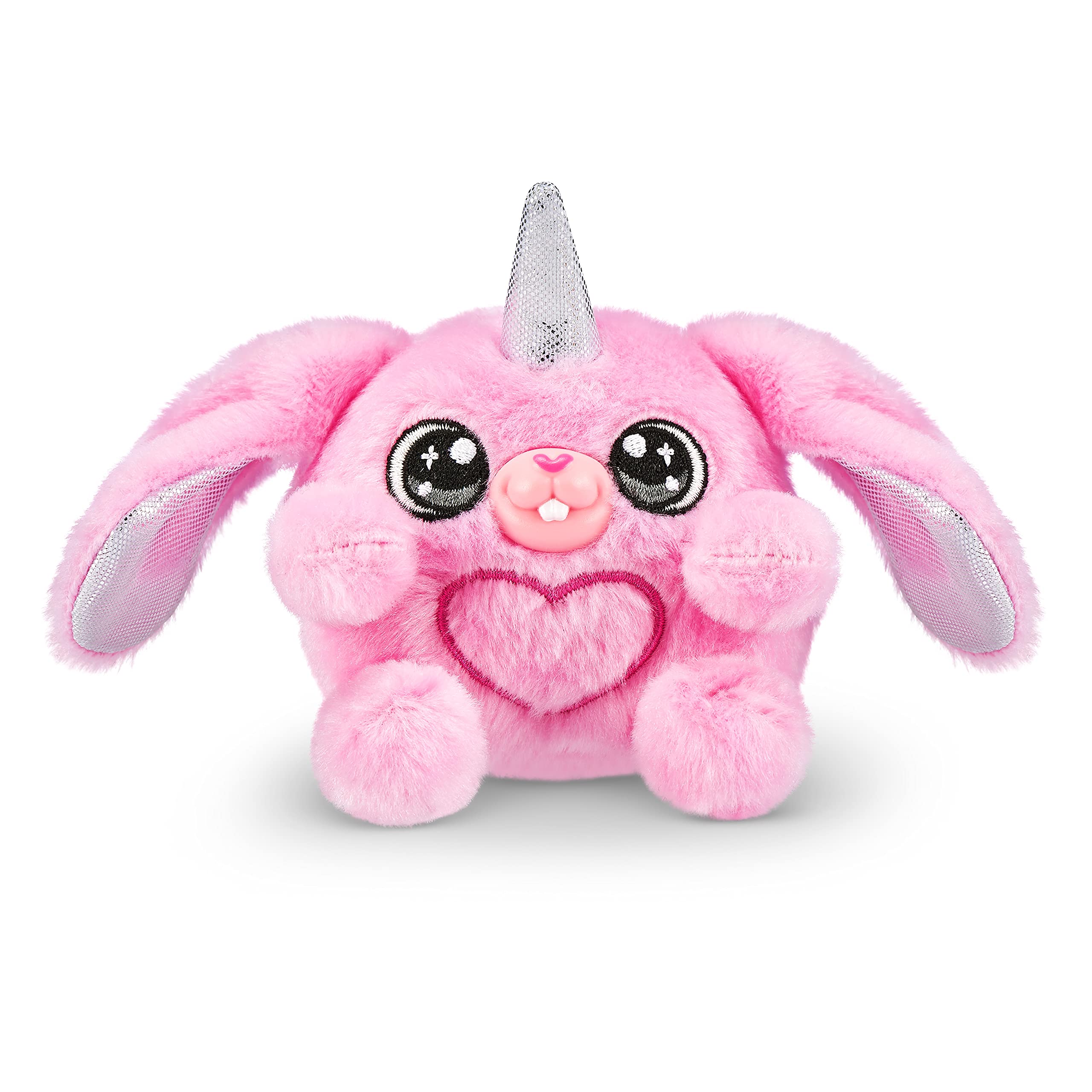 Rainbocorns Bunnycorn Surprise by ZURU (2 Pack) Collectible Plush Stuffed Animal, Surprise Eggs, Stickers, Ages 3+ for Girls & Children (Random)