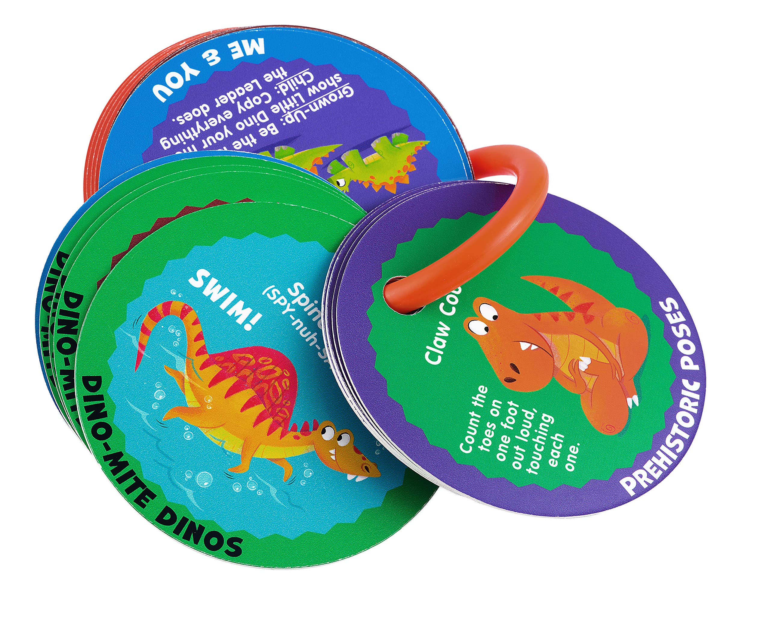 MOLLYBEE KIDS Dino Stomp and Roar, Toddler and Preschool Dinosaur Activity Cards, Gifts for 3, 4 Year Olds, Toddler Activities