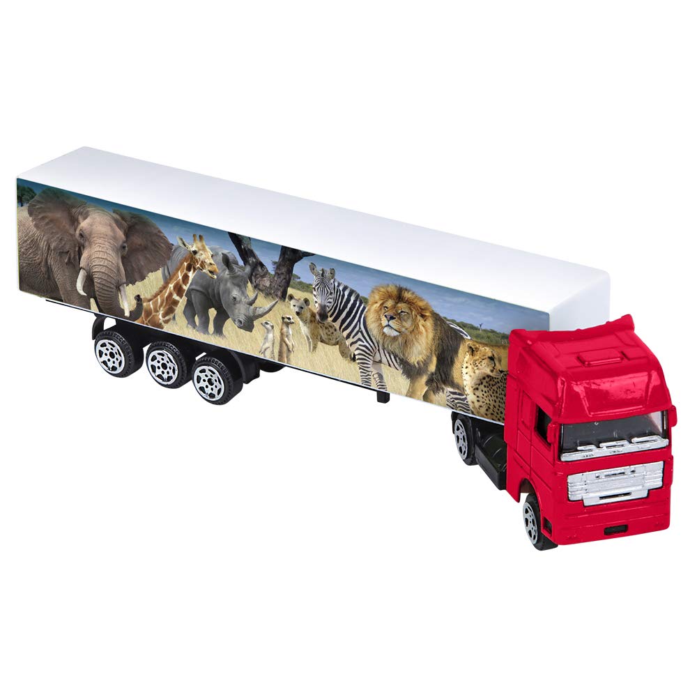 Rhode Island Novelty 7" Safari Tractor Trailer, 1 Piece per Order
