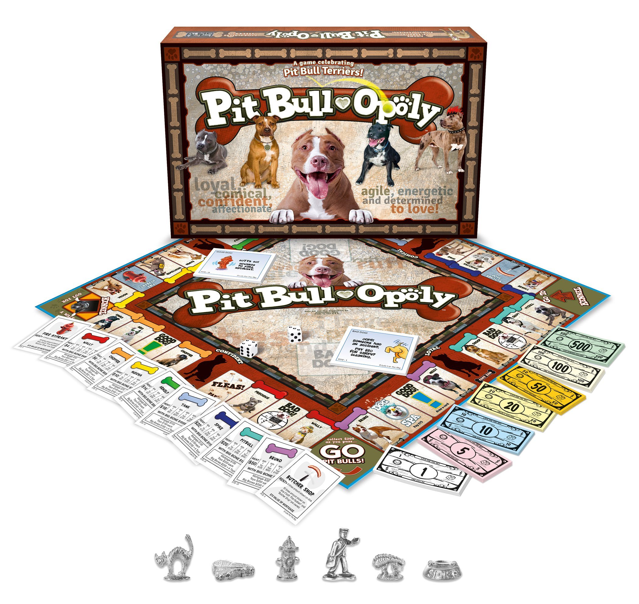 Late for the Sky PITB Pit Bull-Opoly Board Games