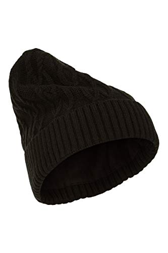 Spyder Active Sports Women's Cable Knit Hat, Black, One Size
