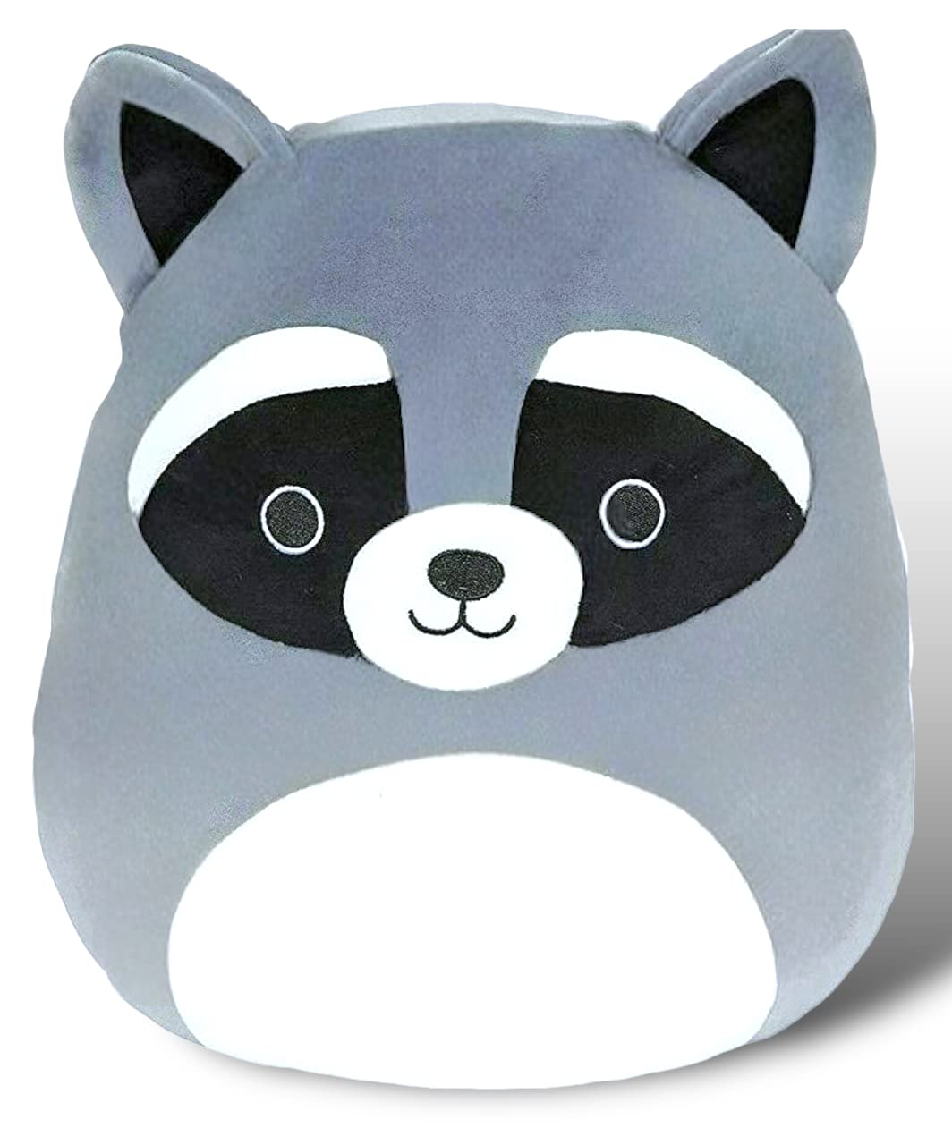Squishmallows Official Kellytoy Plush 8" Grey Raccoon - Ultrasoft Stuffed Animal Plush Toy