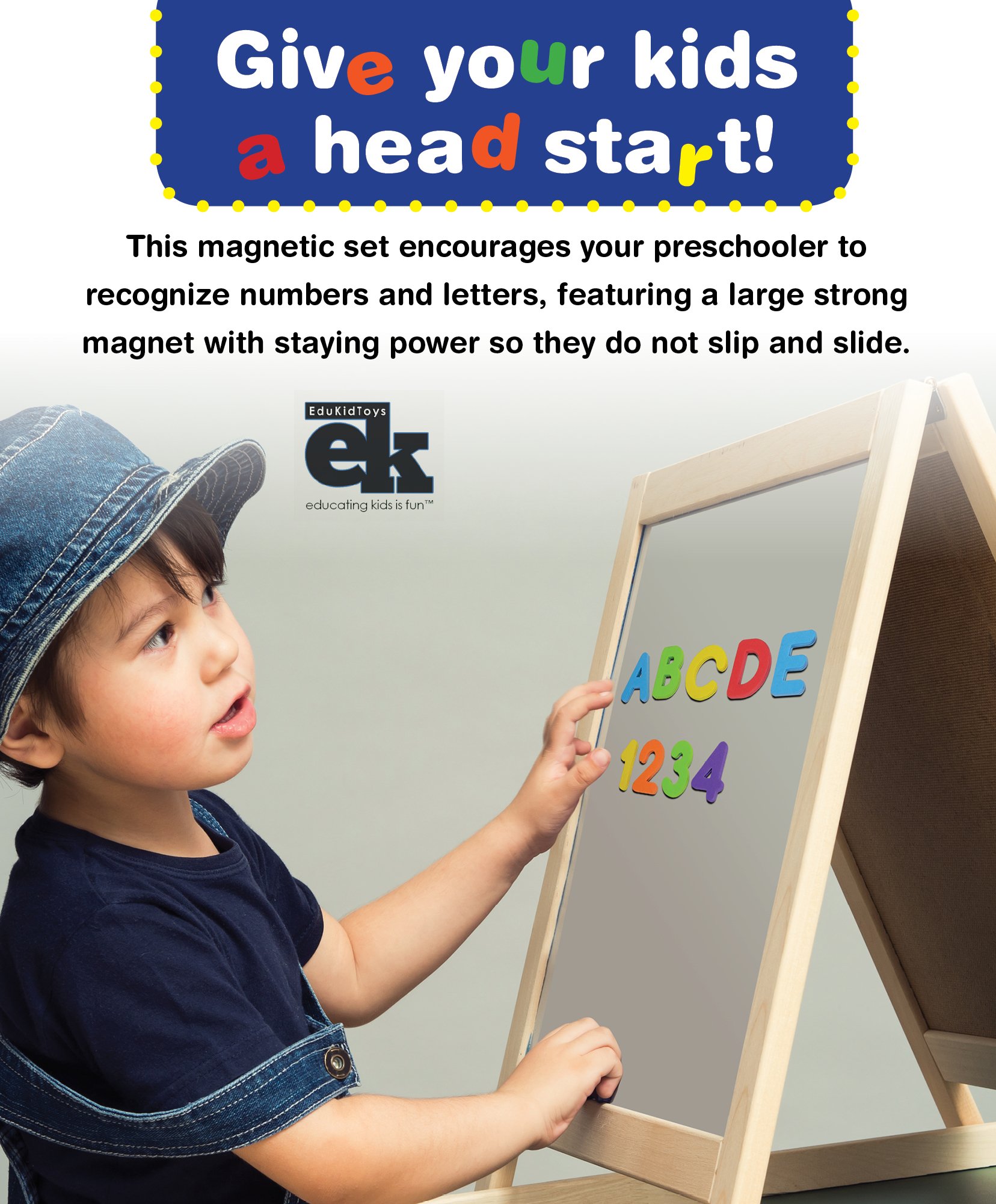 Magnetic Foam Letters and Numbers Premium Quality ABC, 123 Foam Alphabet Magnets | Educational Toy for Preschool Learning, Spelling, Counting in Canister