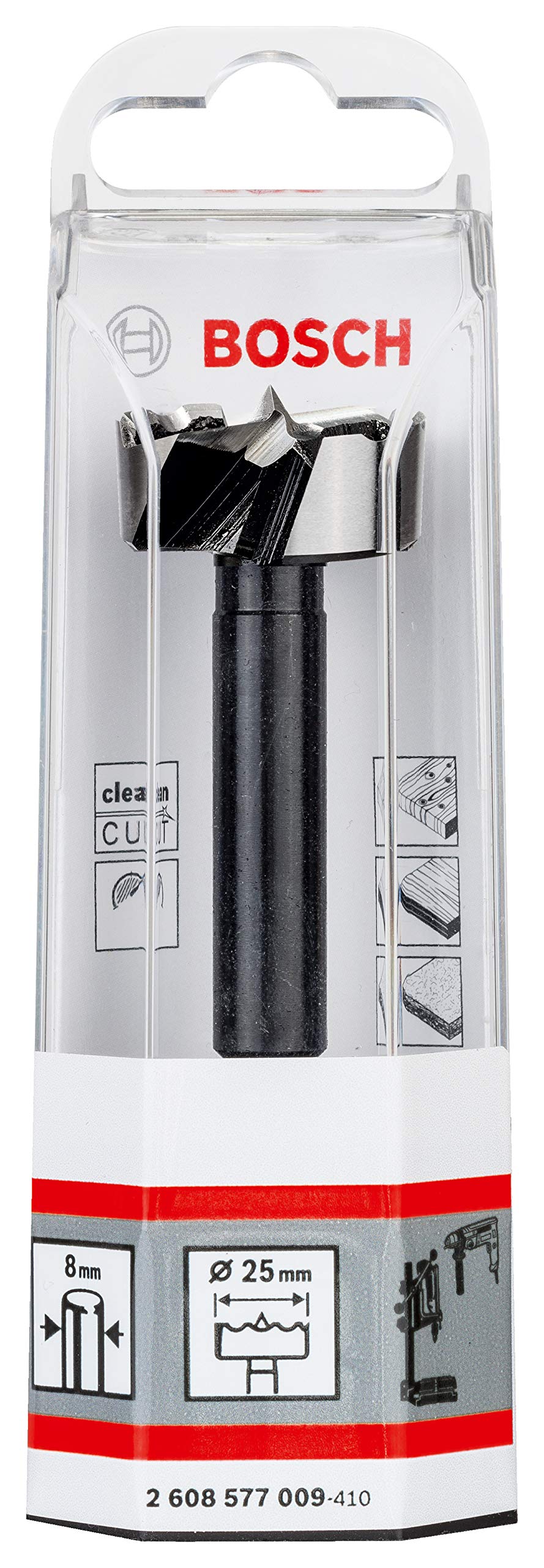 Bosch 2608577009 drill toothed 25mm Forstner Bits