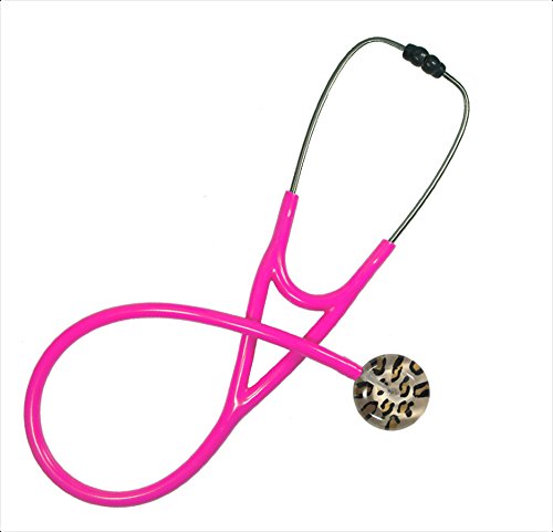 Single Adult Stethoscope - Leopard Print Design