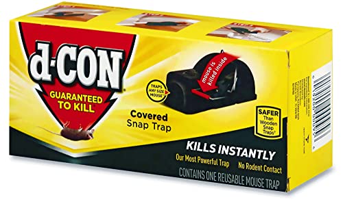 d - CON Ultra Set Covered Snap Trap 1 Ct. (Pack of 5) for Mouse