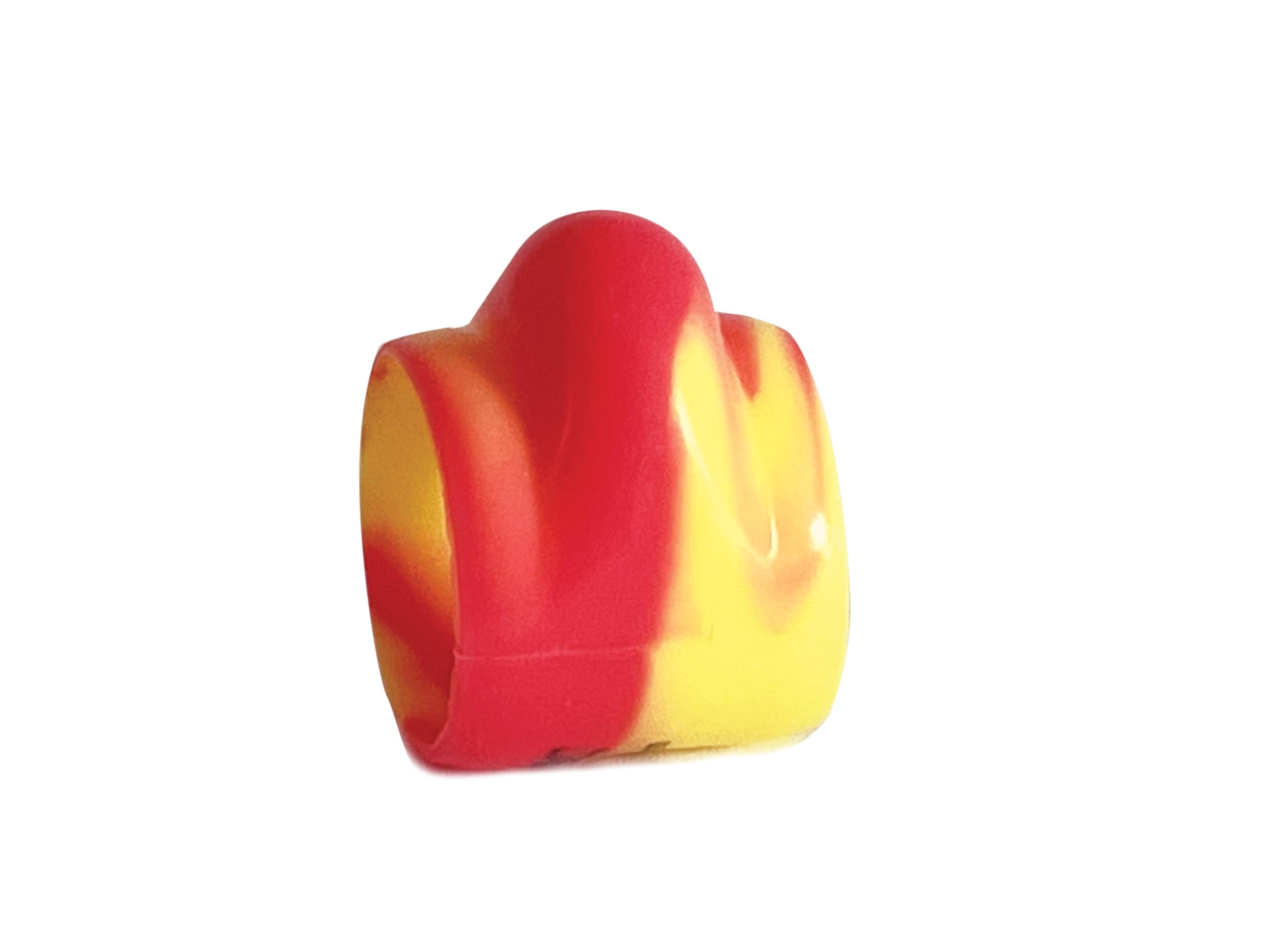 CareRing Cover Silicone Ring Protector for Women's Rings (Yellow Multicolor, 9)