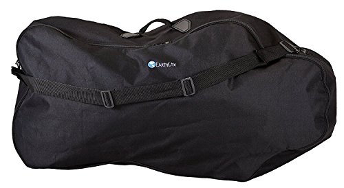 EARTHLITE Portable Massage Chair Package VORTEX - Portable, Compact, Strong and Lightweight incl. Carry Case, Sternum Pad & Strap (15lbs), Mystic Blue