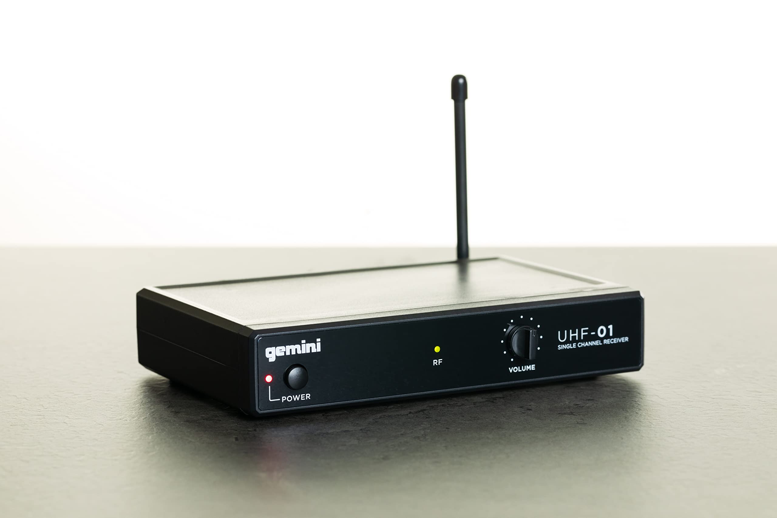 Gemini UHF-01M F1 Handheld Wireless Microphone System - Channel 1 - Professional Karaoke, DJ, and Podcast Mic