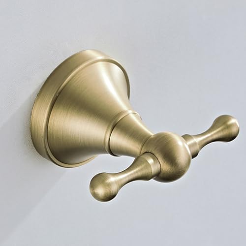 Flybath Coat Hook Antique Brass Towel Robe Hooks Bathroom Kitchen Accessories Wall Mounted, Brushed Bronze