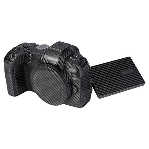 EOS R8 Skin,Anti-Scratch Anti-Wear Camera Cover Protector Sticker for Canon EOS R8 Full-Frame Mirrorless Camera Body Protective Film Protection - Carbon Fiber Black