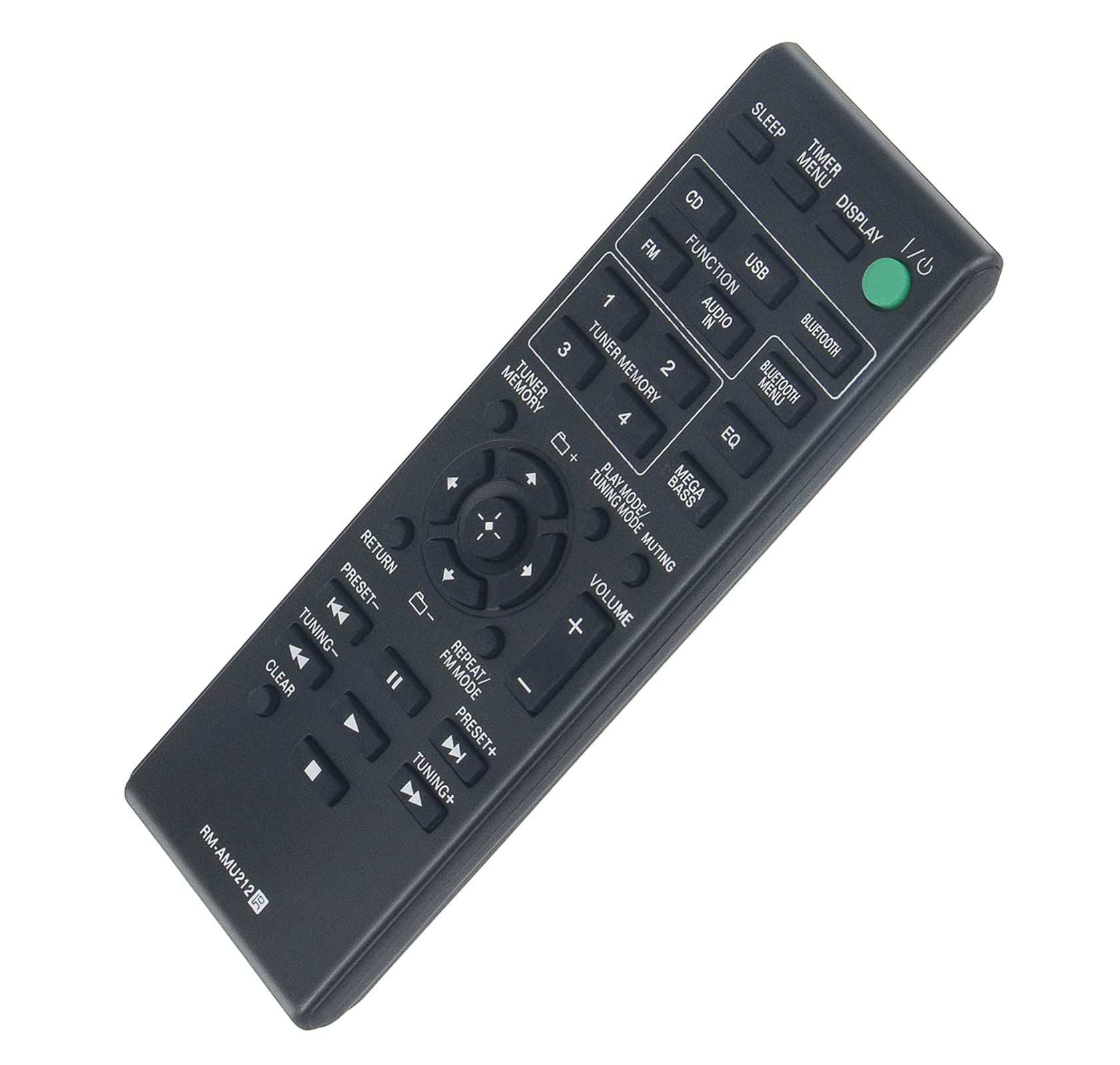RM-AMU212 Replacement Remote AIDITIYMI Remote Control fit for Sony Hi-Fi System CMT-X3CD CMT-SBT20 HCD-SBT20 HCDSBT20 Home Audio Systems.