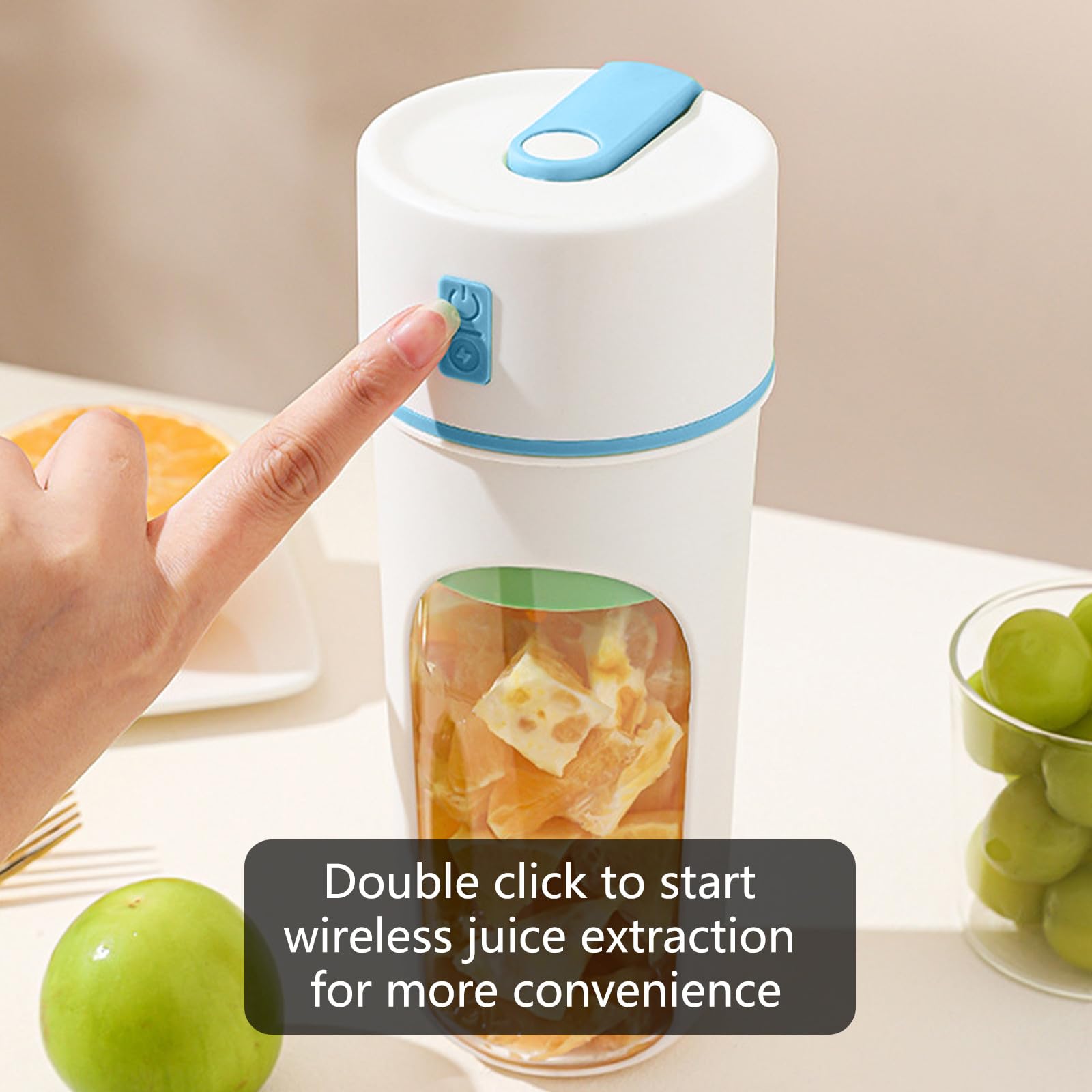 Clearance Portable Blenders, 480ml Mini Wireless Portable πππ«π¬π¨π§ππ₯ Blenders for Shakes with 6-Blade Head USB Rechargeable Juicer Cup for Home Sport Outdoor Today's Deals of The Day