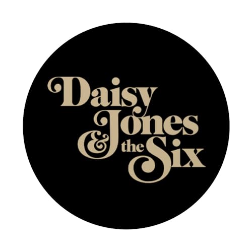 Daisy Jones & the Six - Retro Logo Black PopSockets Standard PopGrip