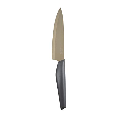 CAMBRIDGE Robert Irvine 6 Piece Cutlery Set with Grey Soft Touch Handle and Gold Blades, 0, GREY & GOLD