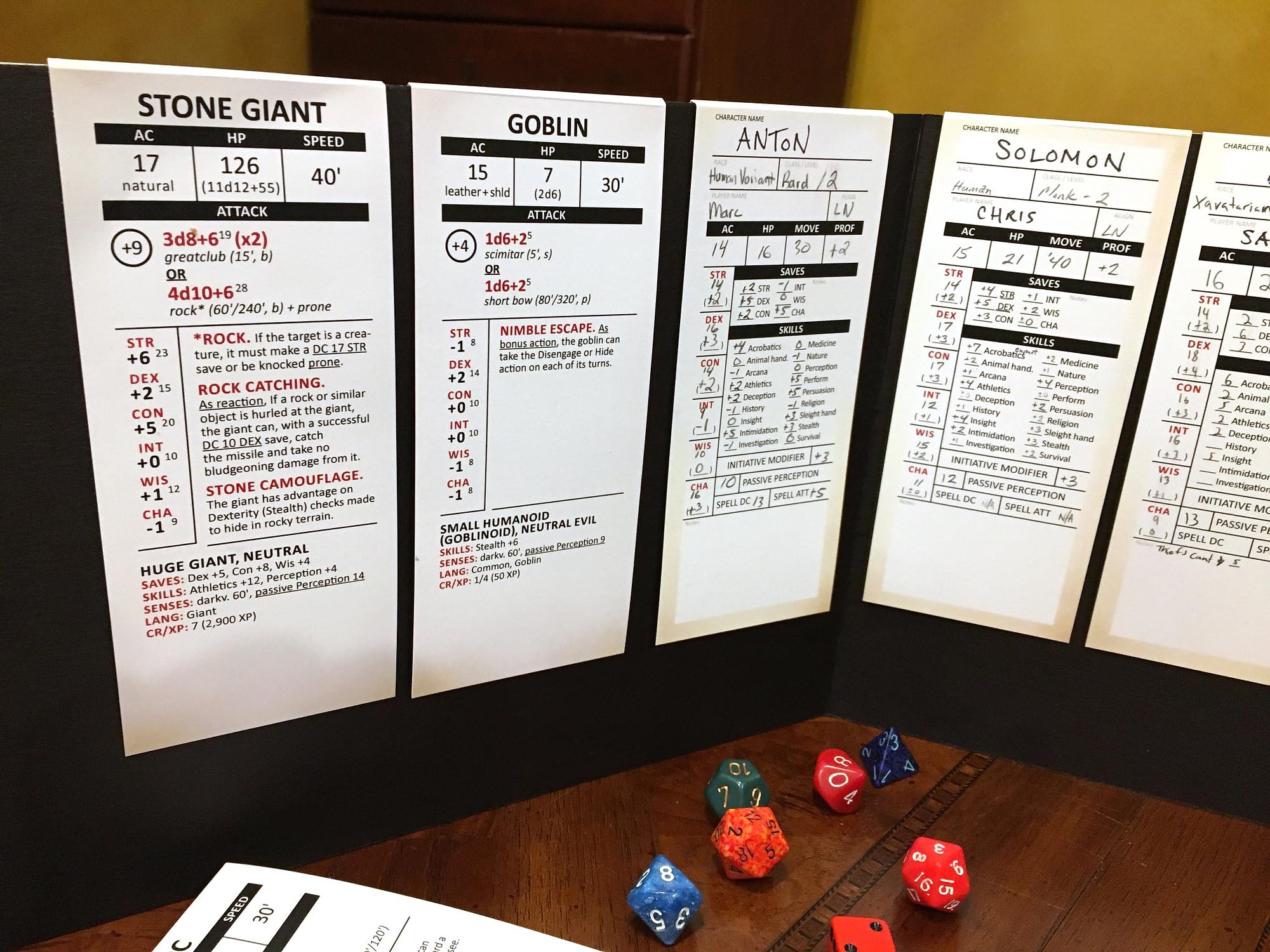Stat Trackers Core Set: The Ultimate GM Accessory for 5th Edition