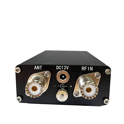 Malahit ATU-100 EXT Antenna Tuner 1.8-50MHz atu100 by N7DDC 7x7 0.96 Inch OLED 3.2 Firmware Programmed with Housing Assembled Machine with USB Cable(No Battery)