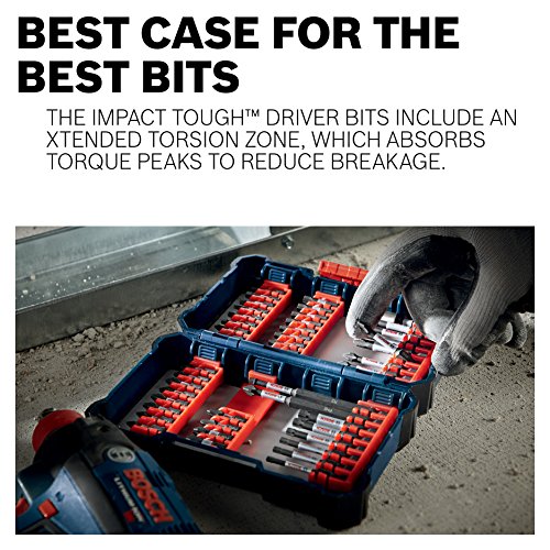 Bosch CCSDV08 Impact Tough Black Oxide Drill Bits with Clip for Custom Case System