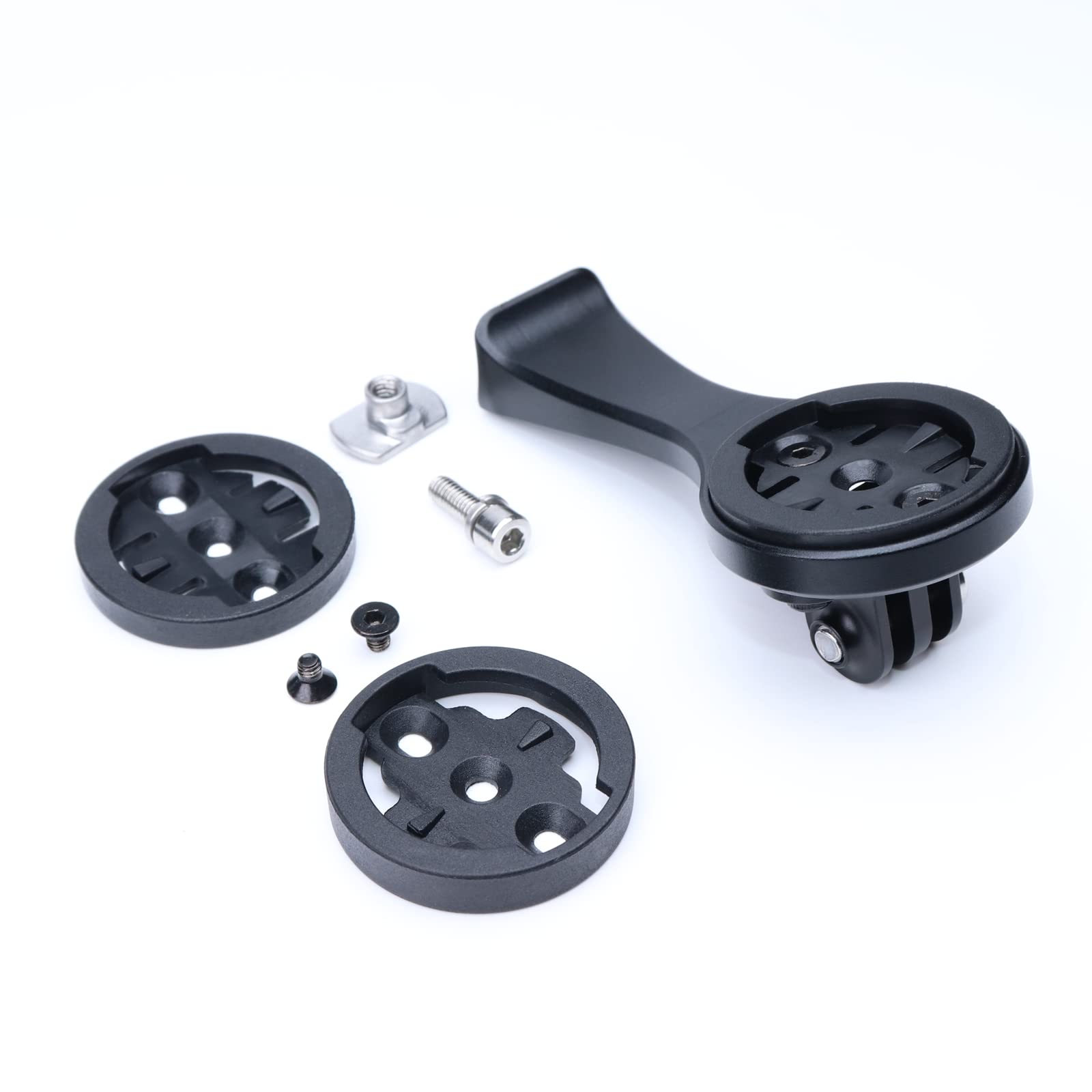 Bike Computer Mount Bracket Set Compatible with Garmin/G/G+/Wahoo/Bryton for Specialized S-Works VENGE Sl7 Stem Bike GPS Adapter Combo Kit