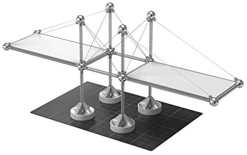 Mola Structural Kit 1 | Magnetic Modular Kit for Engineering and Architecture Education | 122 Pieces + Practical Guide