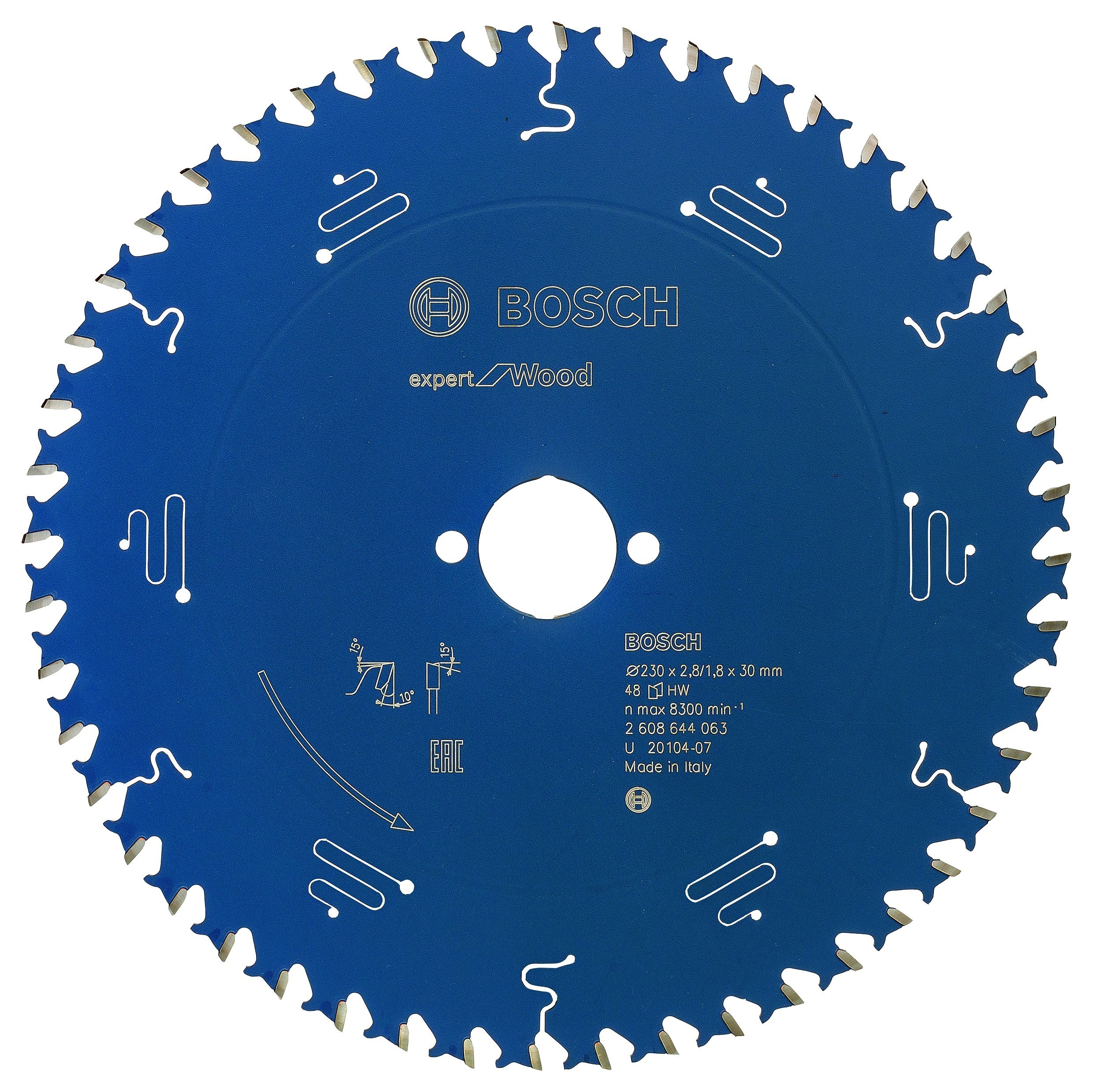 Bosch 2329823 Circular Saw Blade, Blue