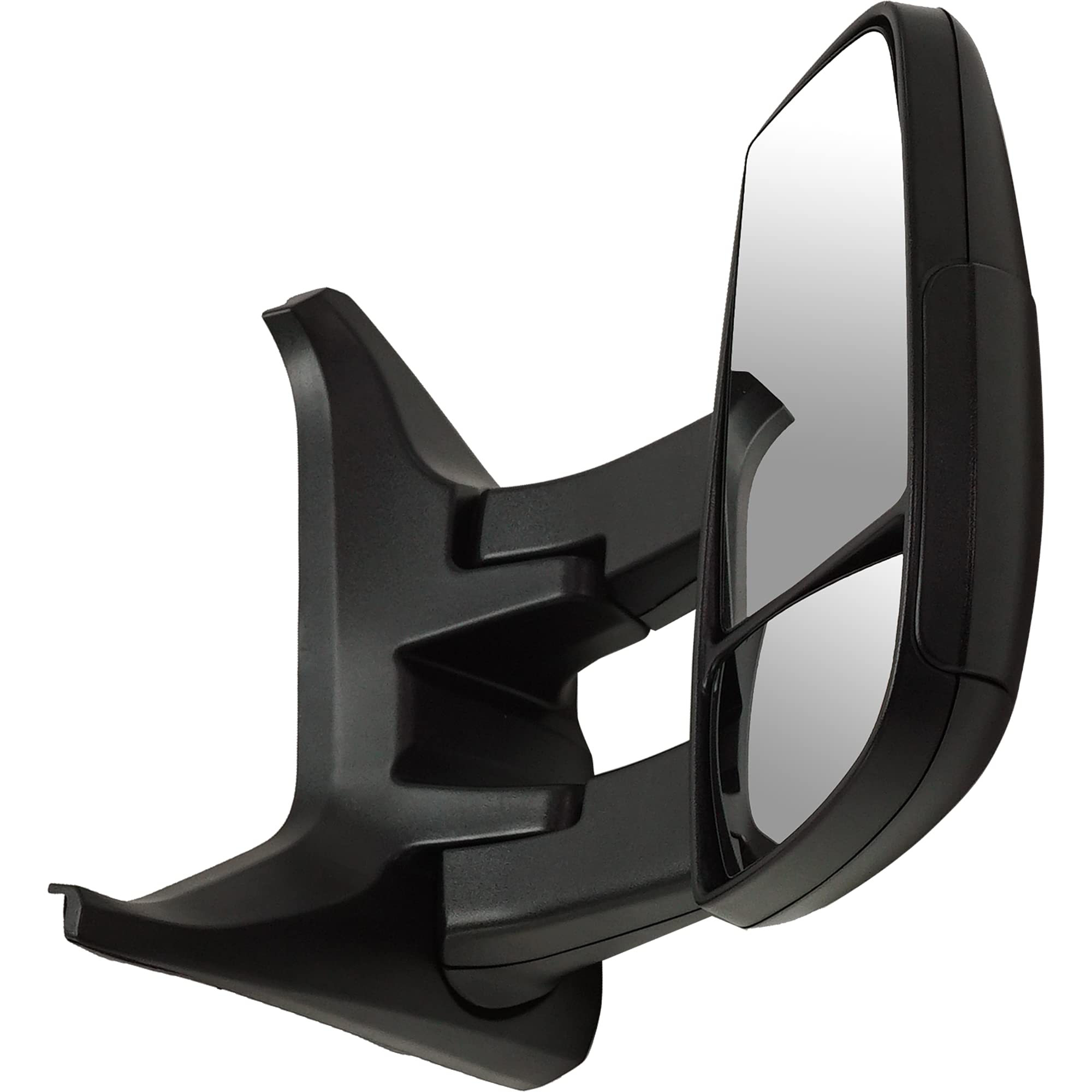Kool Vue Driver & Passenger Side Manual Heated Towing Mirrors for Ford Transit-250 Transit-350 Transit-150 Transit-350 HD 2015-2019 Without Signal Light Textured Models With Medium or High Roof
