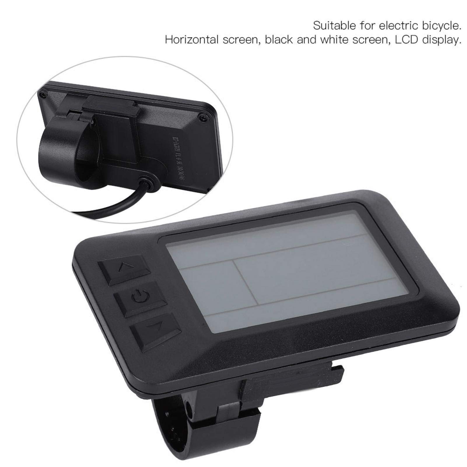 Bike Conversion LCD Instrument, LCD Display Used for E-Bike Kit with Waterproof Connector USB for Electric Bike E-Bike