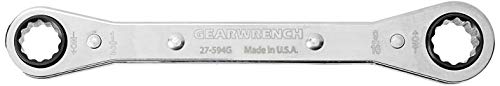 GEARWRENCH Laminated Double Box Ratcheting Wrench 1/2" x 9/16", 12 Point - 27-594G