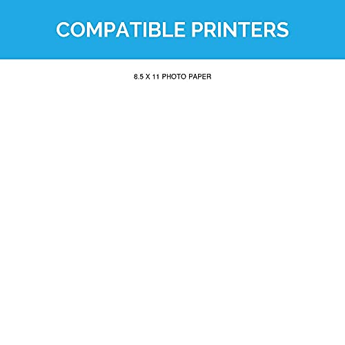 LD Products Glossy Inkjet Photo Sticker Paper (8.5X11) 100 pack