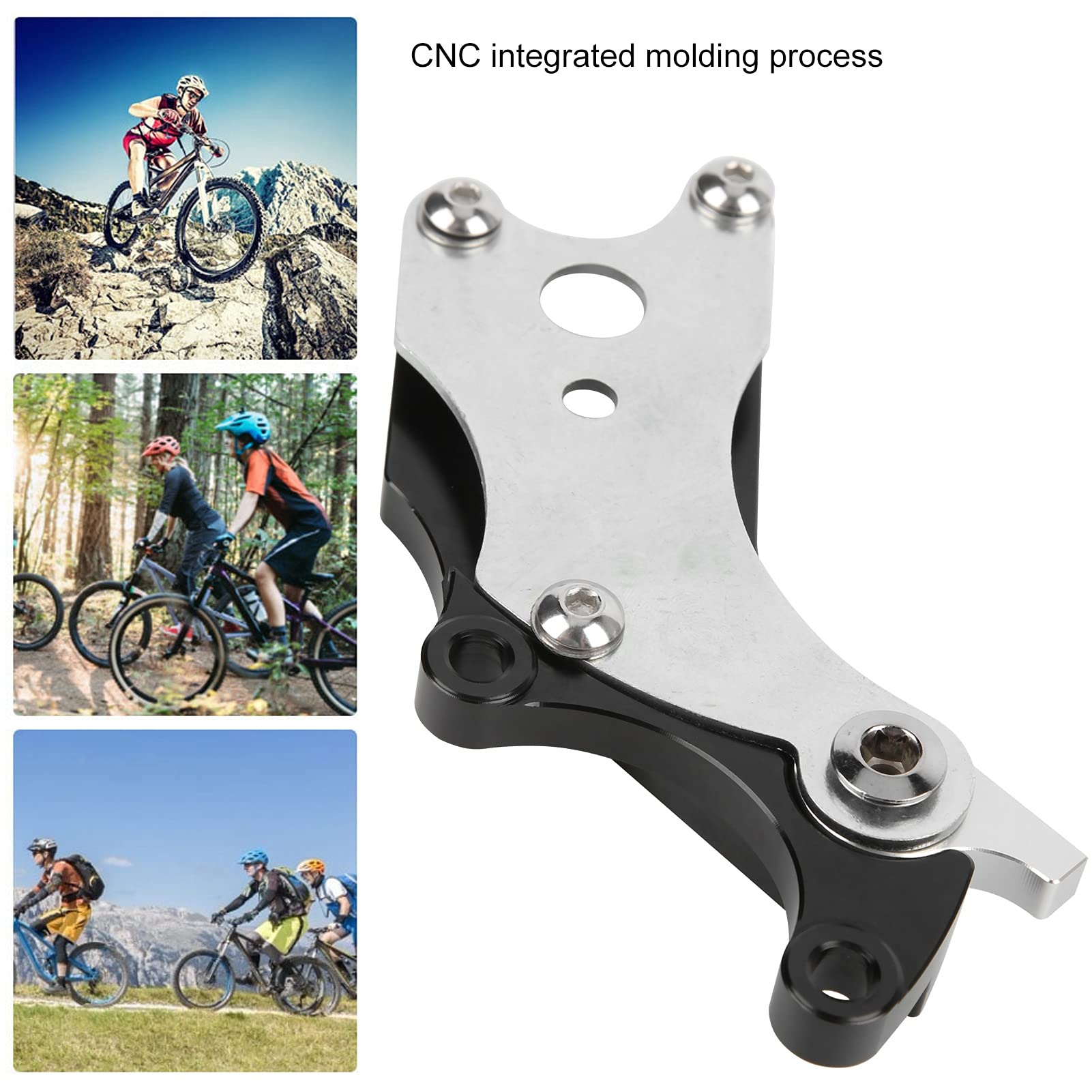 Bike Disc Brake Adapter Converter, Aluminum Alloy 126g Bike Disc Brake Conversion Upgrade Accessory Electric Modification Accessories