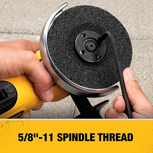 DEWALT Angle Grinder Tool, 4-1/2-Inch, Paddle Switch (DWE4120), Yellow, Small