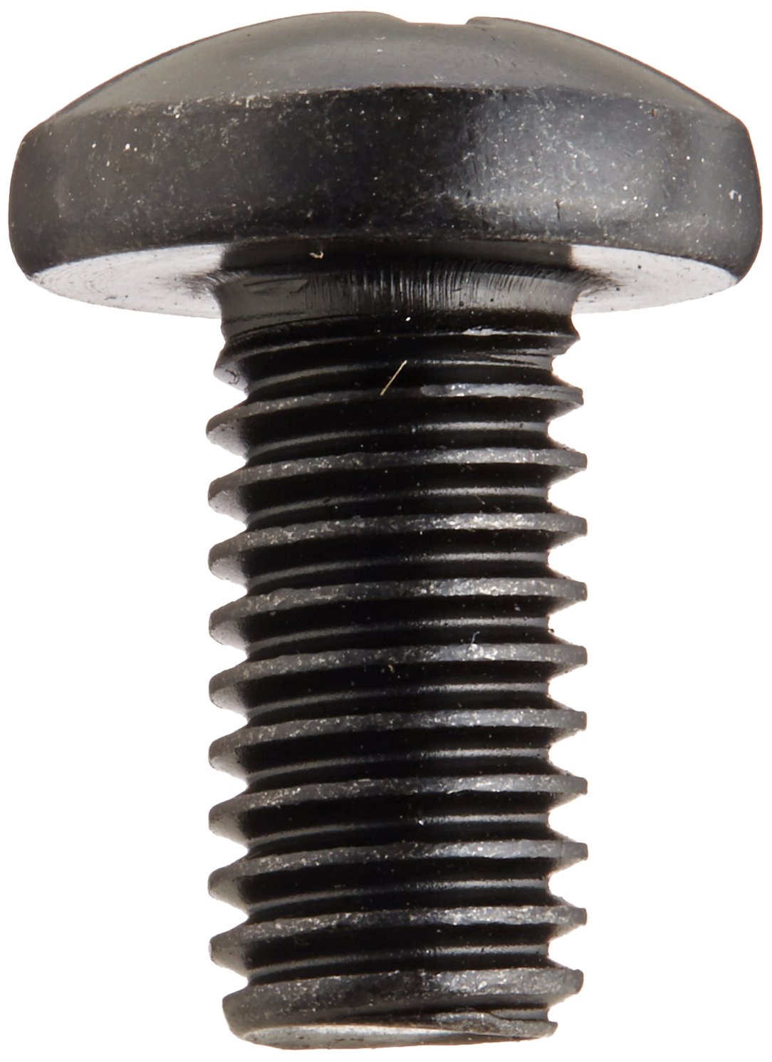 Small Parts Steel Pan Head Machine Screw, Black Oxide Finish, Meets ASME B18.6.3, #2 Phillips Drive, #6-32 Thread Size, 1-1/4" Length, Fully Threaded, Import (Pack of 100)