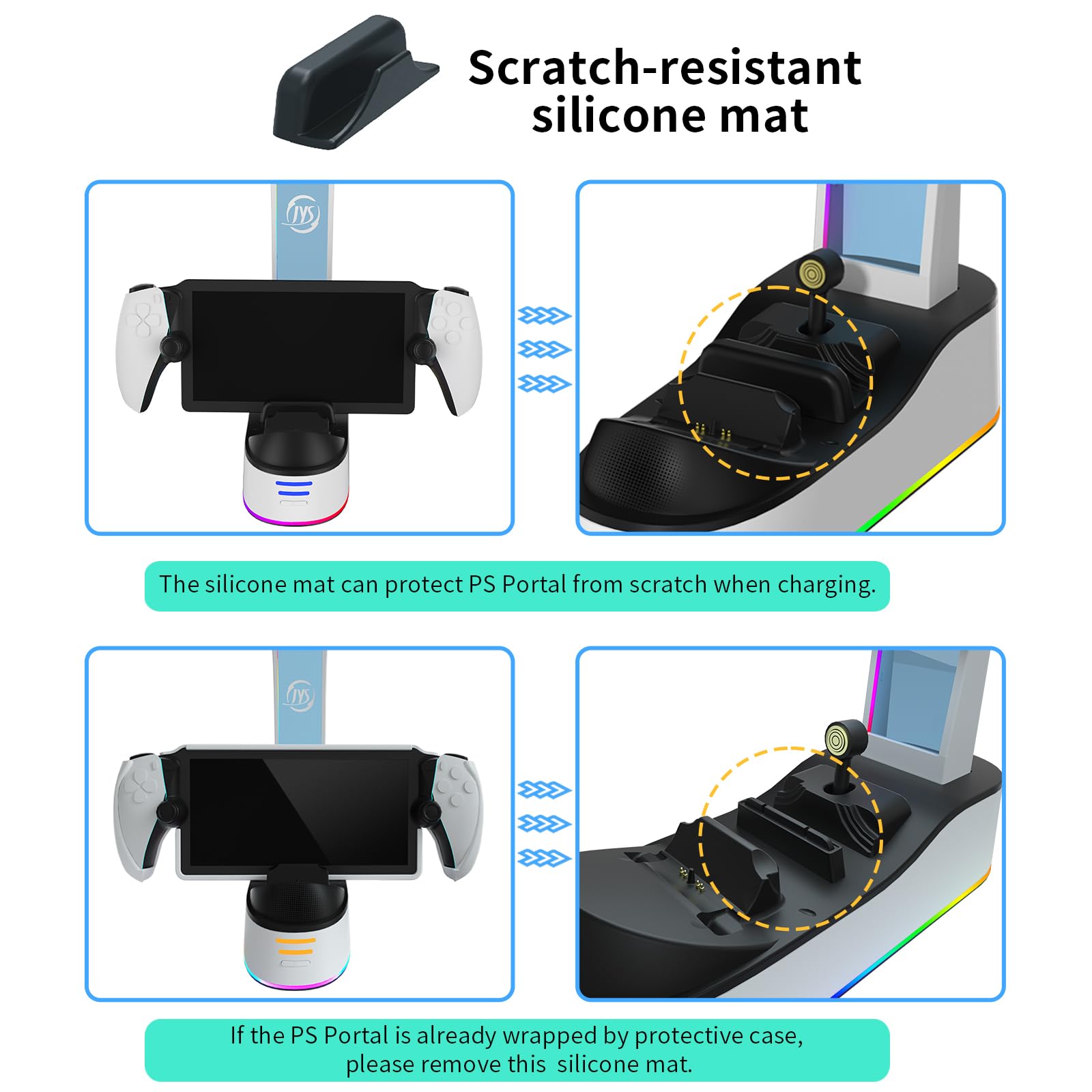 PS-5 Controller Charger Compatible for P5 Controllers,JOYTORN PS-5 Charging Station with High Speed
