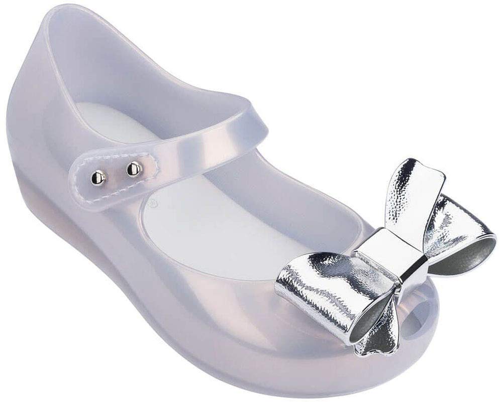 mini melissa Mini Ultragirl Celebration BB Pearly White 7 Toddler M