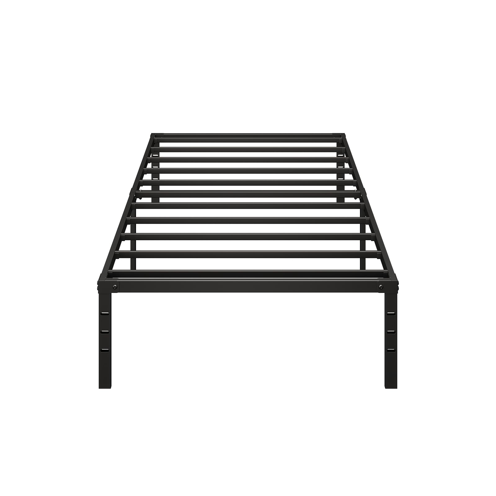 Besebay Queen Size Bed Frame 14 Inch Heavy Duty Metal Frames with Steel Slats Support Ample Storage No Box Spring Needed, Easy Assembly, Noise Free, Black