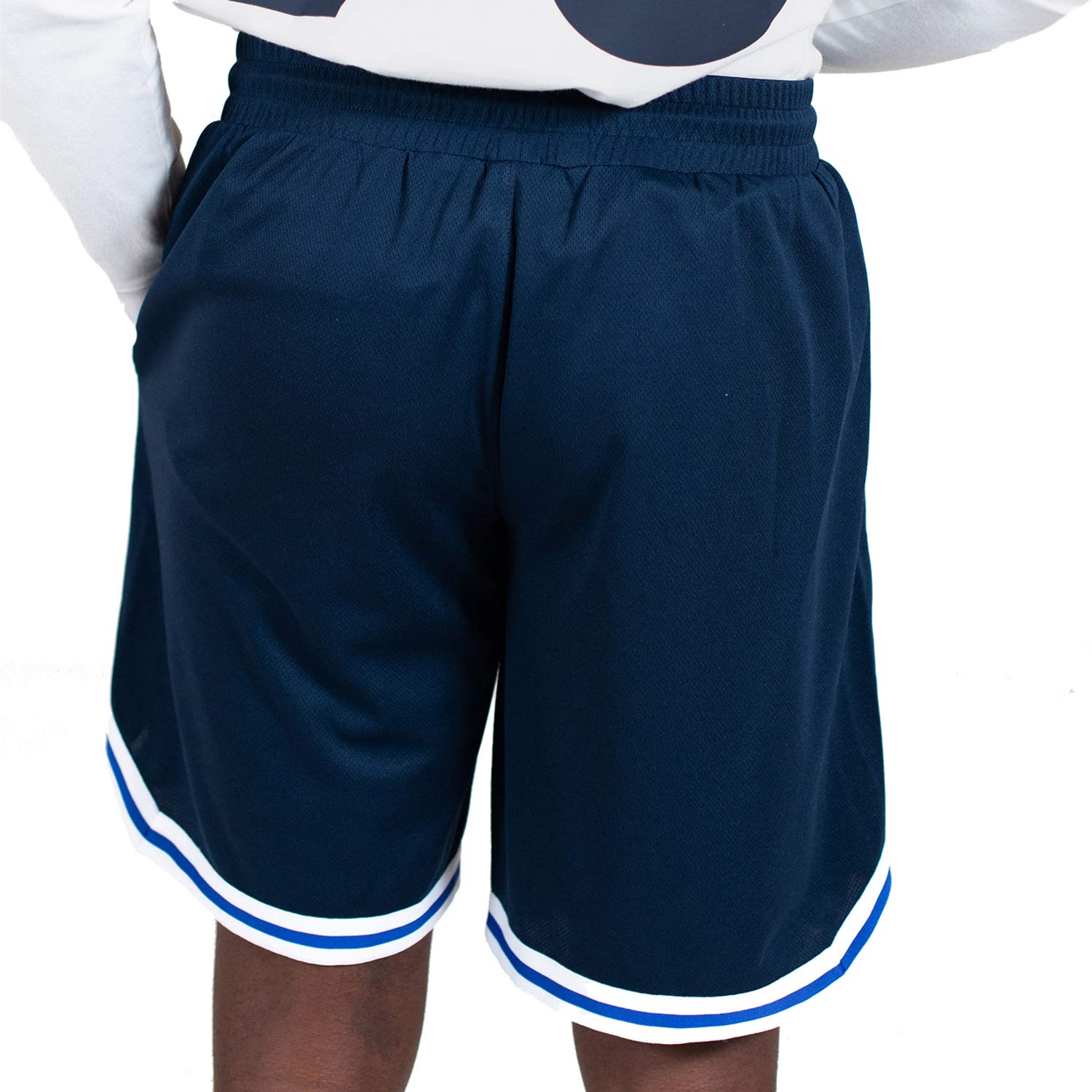 Spalding Men's Birdseye Mesh Basketball Short, Navy Blazer, XL