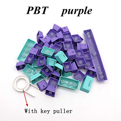 Mosptnspg CJXSP PBT 61 Keycaps 60 Percent, Gaming Keycaps OEM Profile Backlit Keycap Set for 60 Percent Cherry MX Mechanical Keyboard GK61 ,Only keycaps (Zilian)